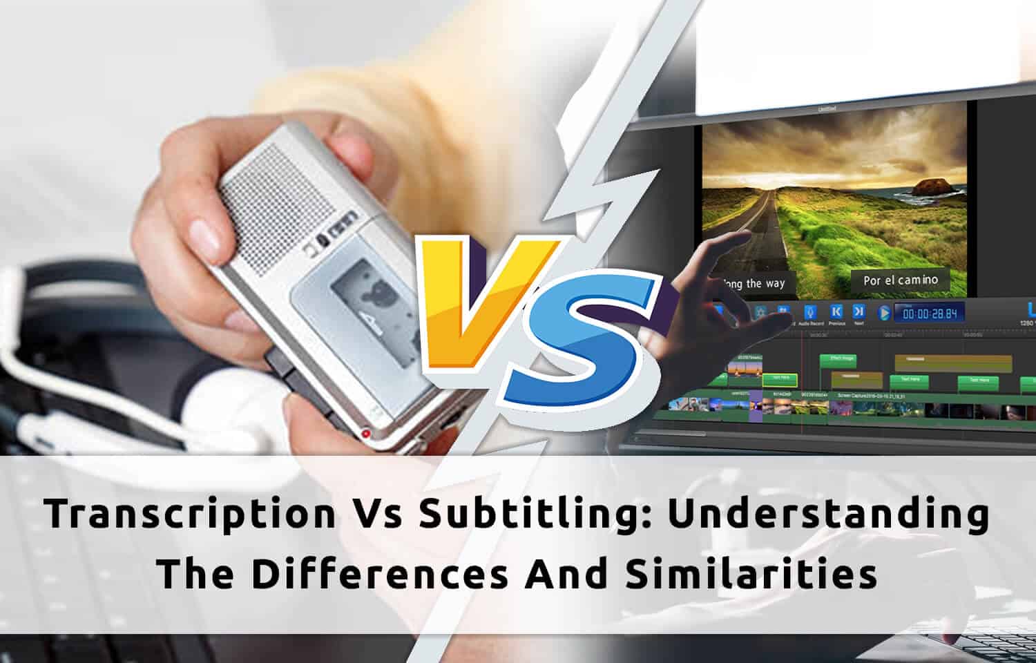 The 5 Differences Between Subtitling & Transcription!